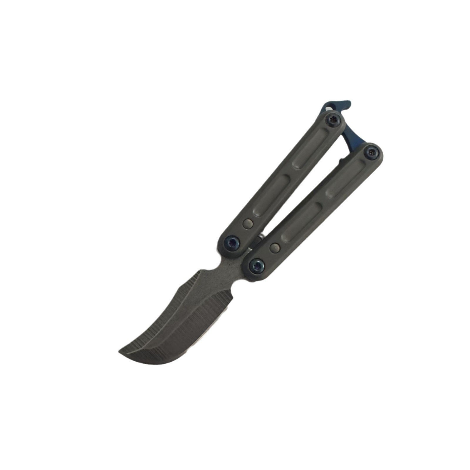 Mini Butterfly Knife Mini Balisong Tainless Steel Practice Knife Key ...