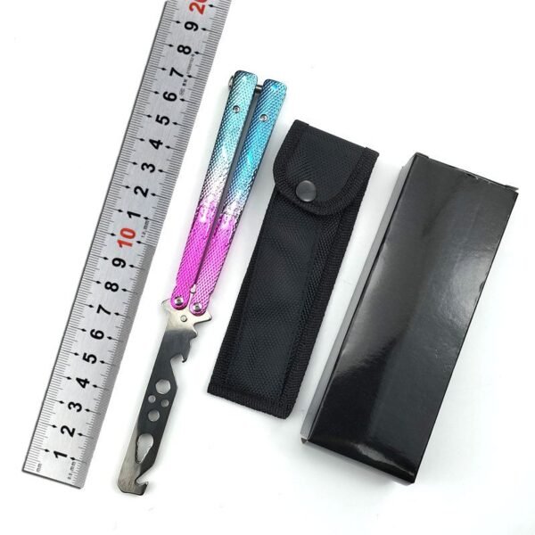 Crossfire game peripheral metal model foldable butterfly knife trainer ...